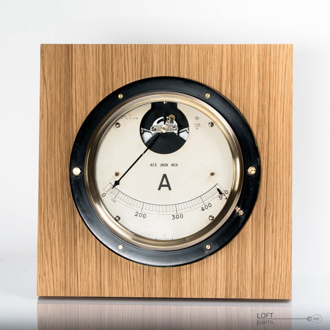 Amperomierz AEG UNION Wien 500 A AC - AEG Union Wien